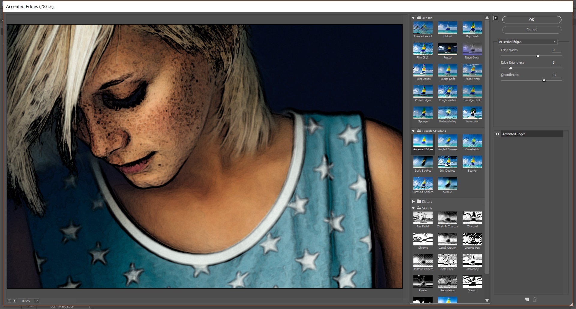Applying Selective Filter Effects