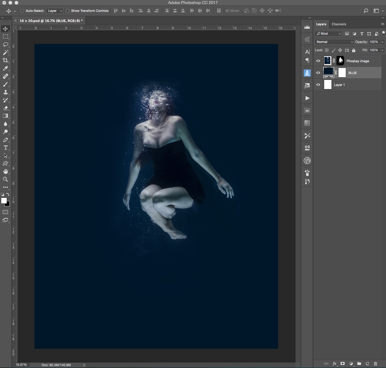 #3 Add solid color below » Shift Art