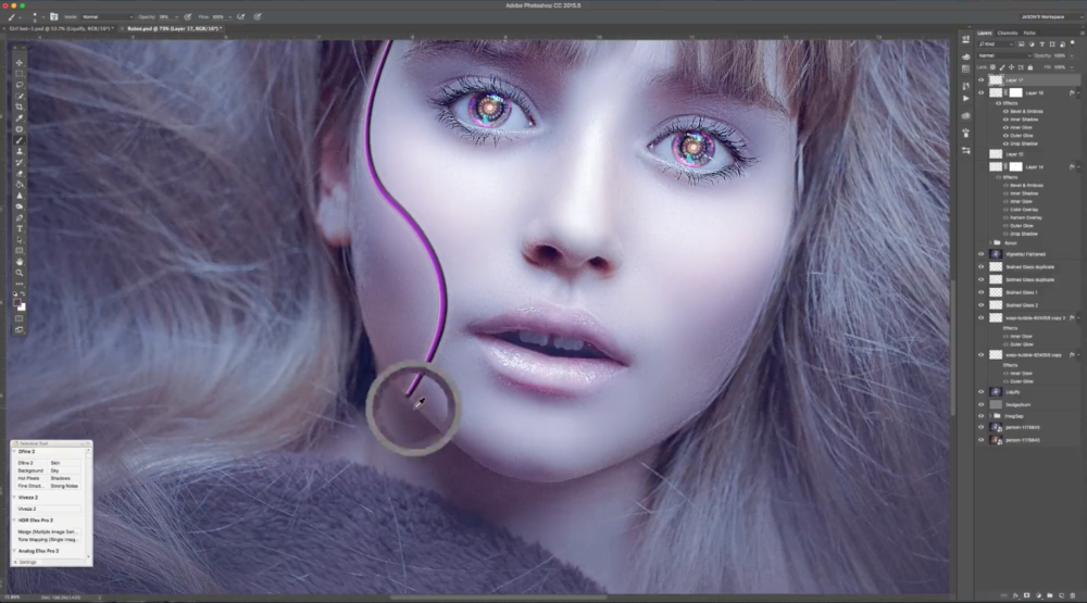 Android Face Effects by Jason Hahn