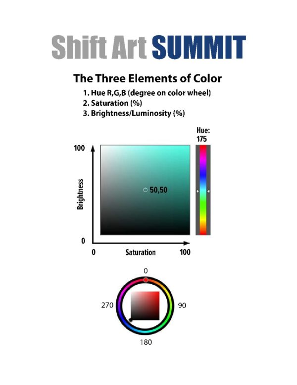 Summit 10 - 3 Elements of Color » Shift Art